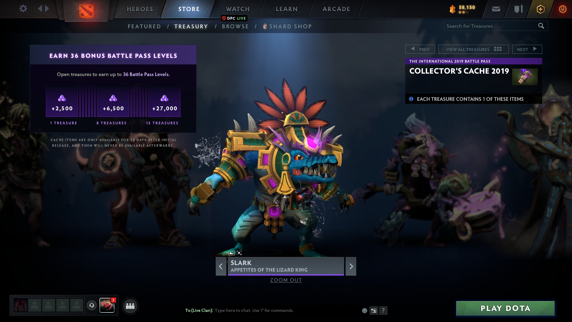 کالکتر کش یک اینترنشنال 2019 - Collector's Cache 2019 | مارکت لایو